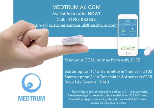 Medtrum A6 TouchCare CGM | iPAG Scotland
